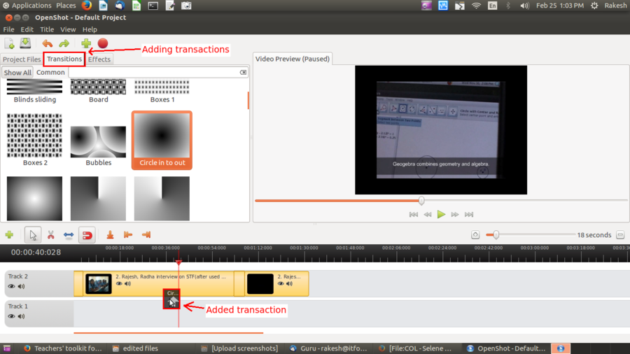 Teachers' toolkit for creating and re-purposing OER using FOSS/Audio and Video OER - Open ...